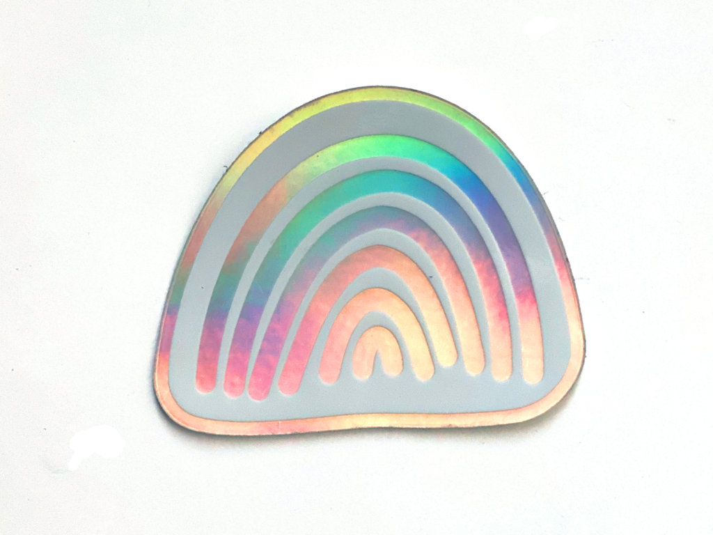 Just Another Rainbow Holographic Sticker • Mikko Sumulong